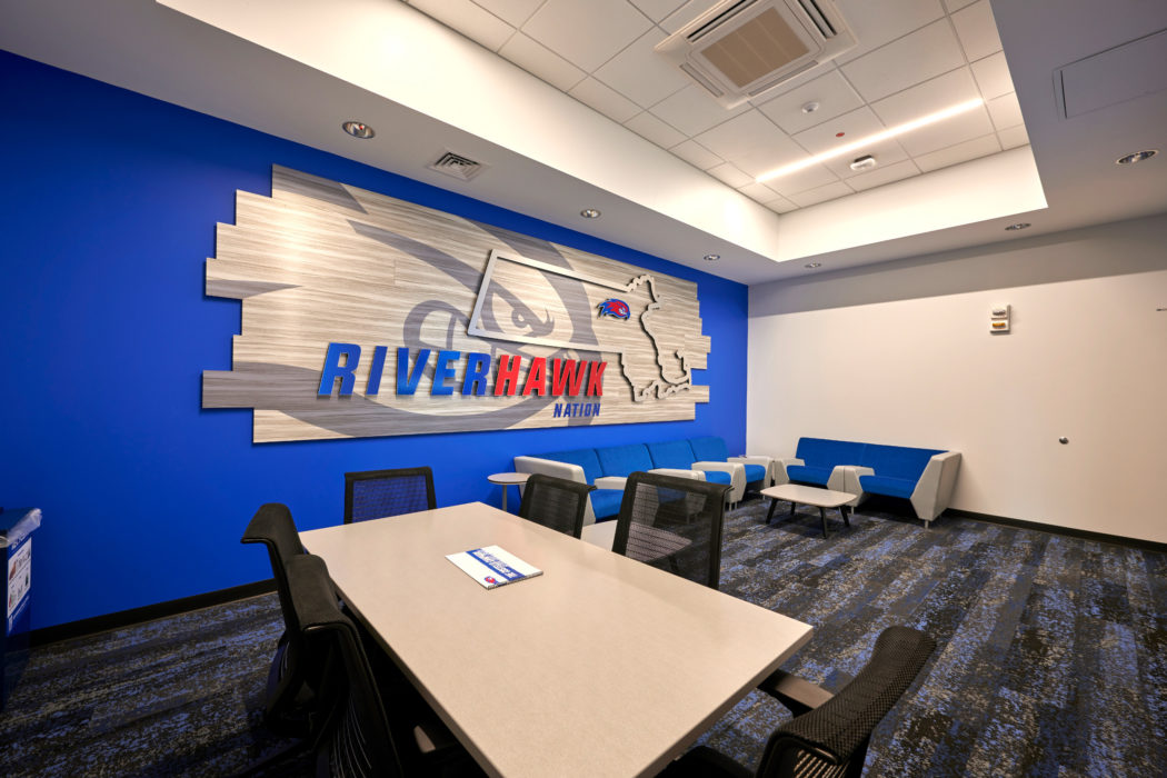 UMass Lowell Costello Basketball Suite - BIA.studio