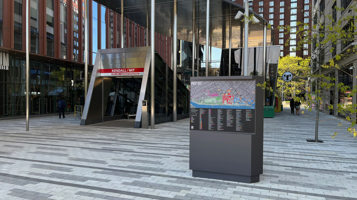 Kendall/MIT Station Signage - BIA.studio