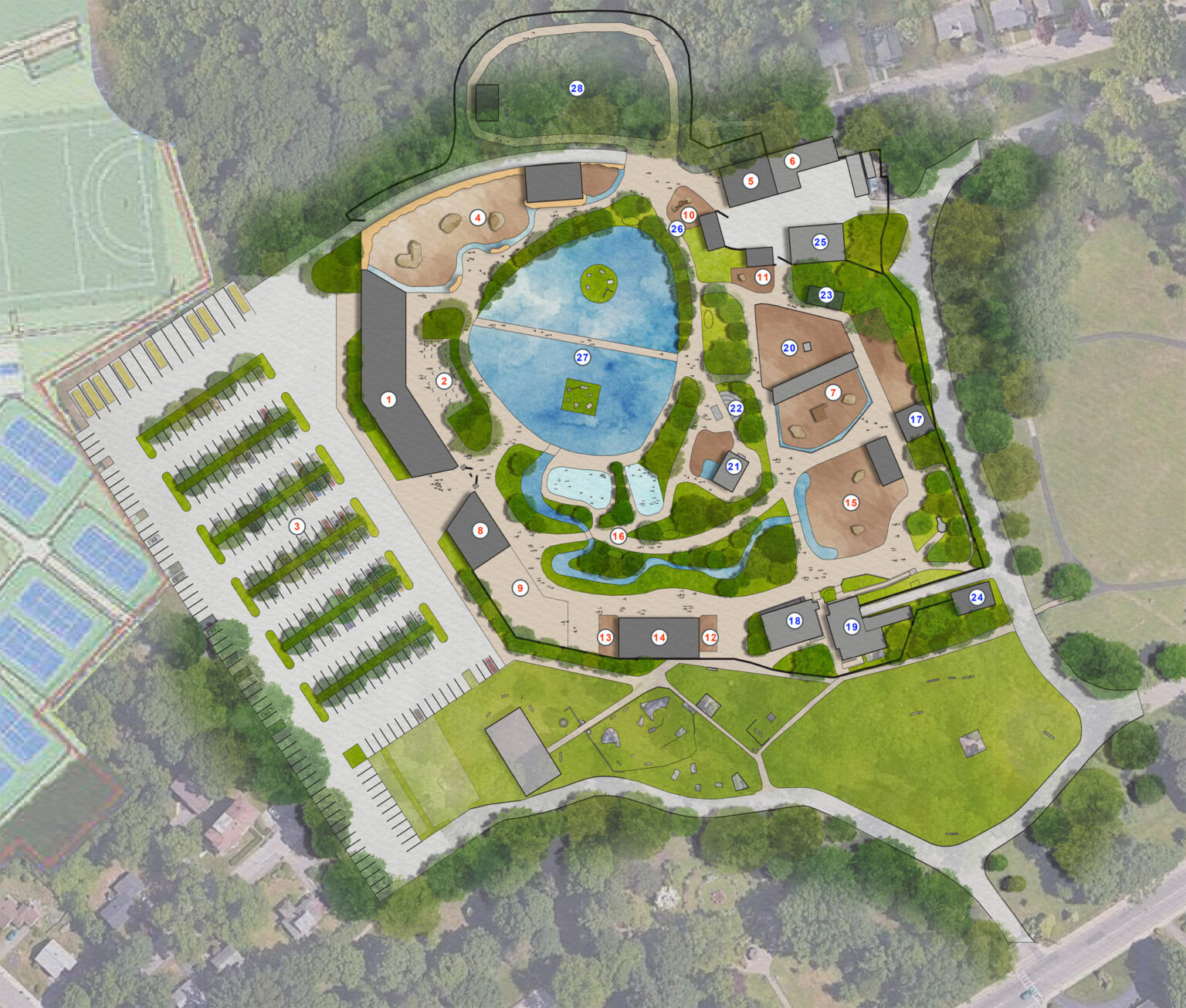 Capron Park Zoo Master Plan - BIA.studio